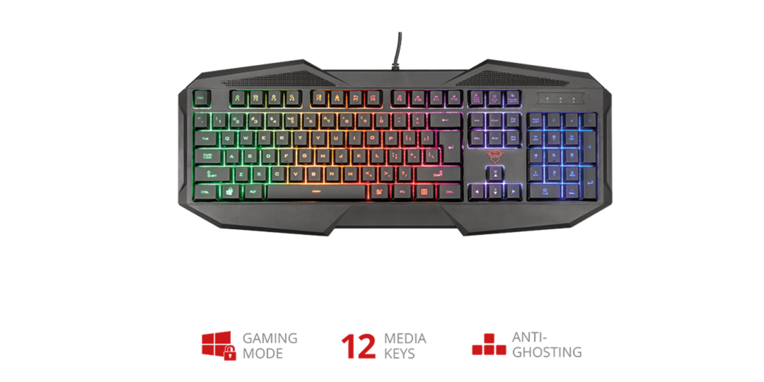 Trust GXT 1180RW Gaming Bundle 4-in-1 | ΚΩΤΣΟΒΟΛΟΣ - kotsovolos.gr