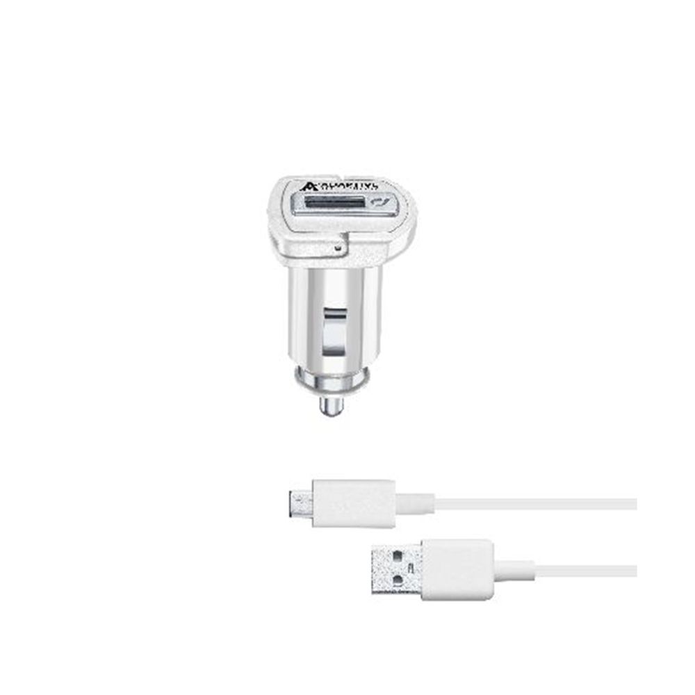Cellular Line Adaptive Fast Micro USB 15W White Φορτιστής Αυτοκινήτου | ΚΩΤΣΟΒΟΛΟΣ - kotsovolos.gr