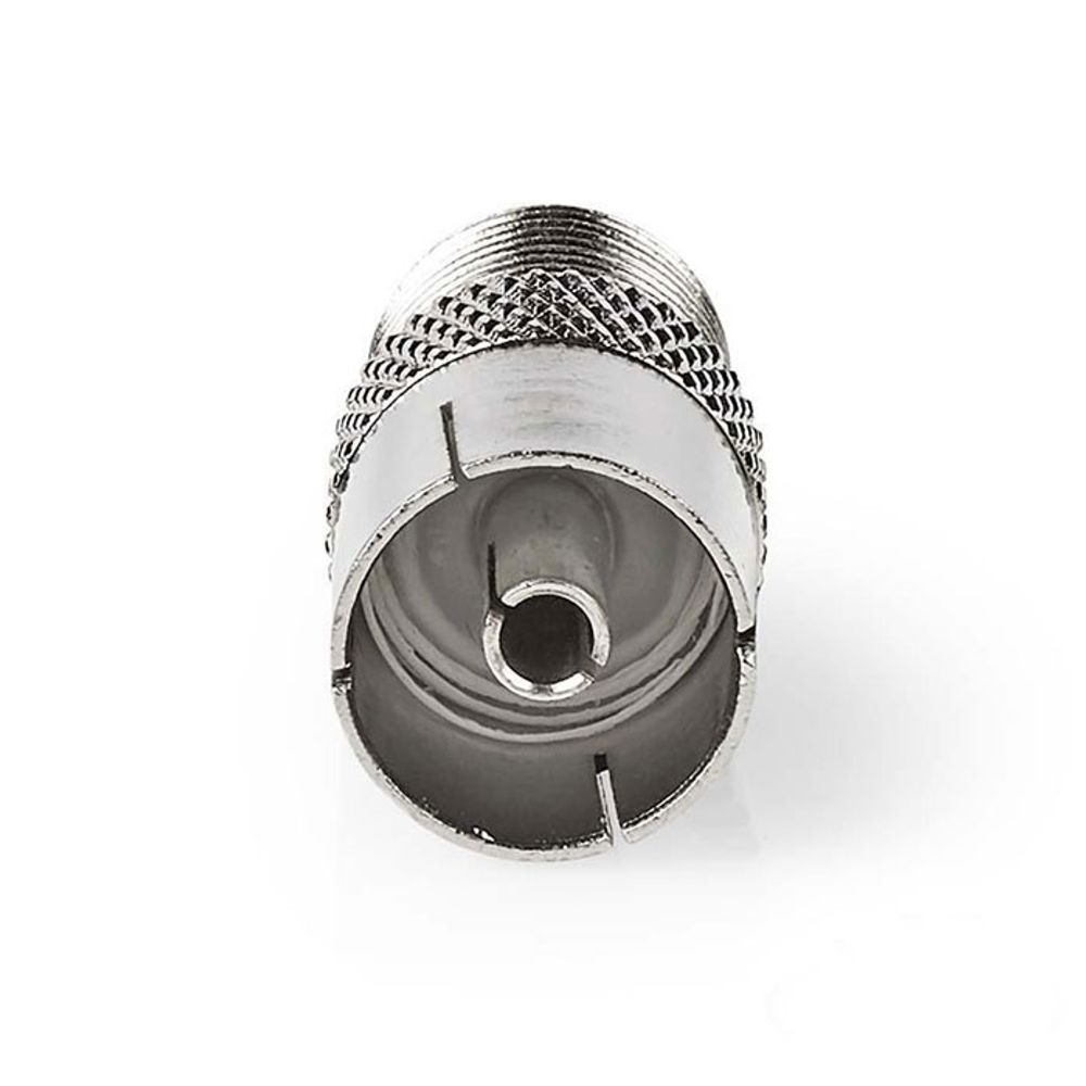 Nedis CSGP41959ME Satellite & Antenna Adapter F Female - IEC (Coax) Female 10 Pieces Metal ...