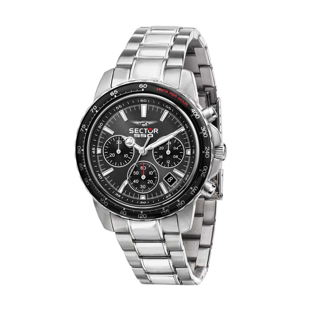 Sector 550 Chronograph Silver Stainless Steel Bracelet Ρολόι Χειρός ...