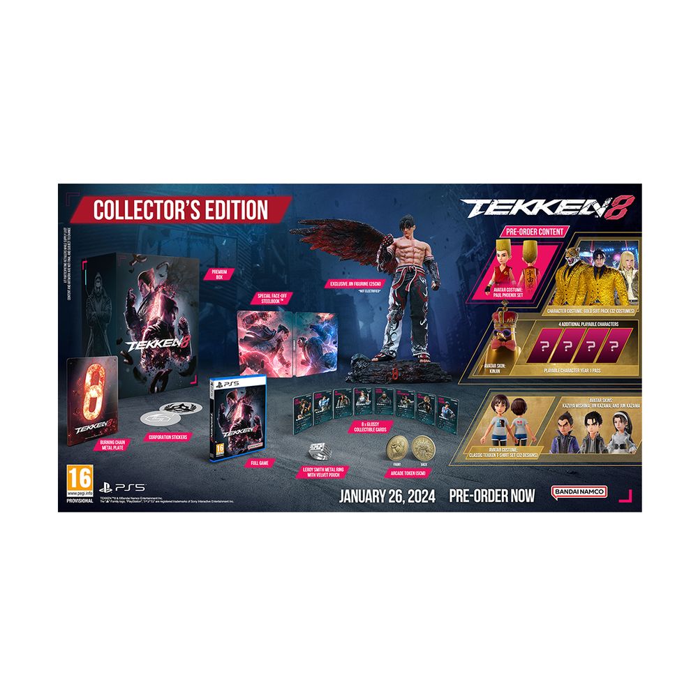 Tekken 8 Collector's Edition PS5 Game | ΚΩΤΣΟΒΟΛΟΣ - kotsovolos.gr