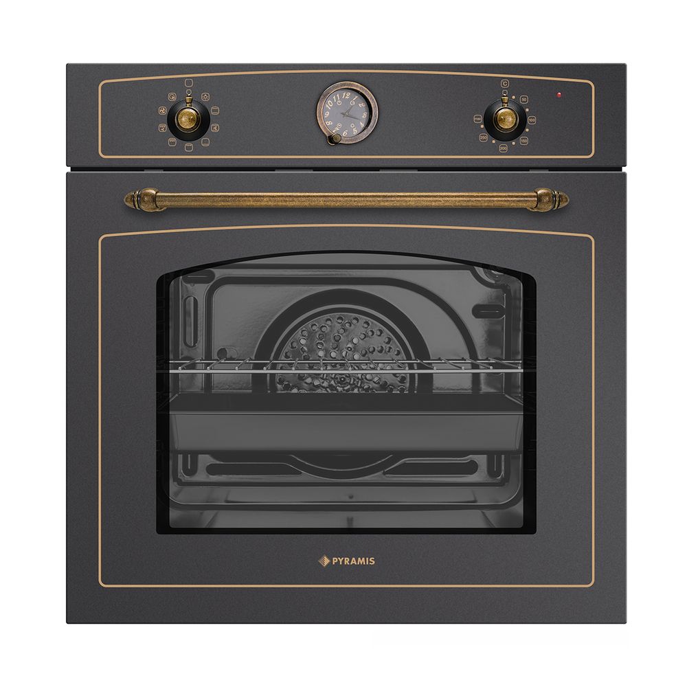 Pyramis Rustic 733070 Black Metal Εντοιχιζόμενος φούρνος | ΚΩΤΣΟΒΟΛΟΣ ...