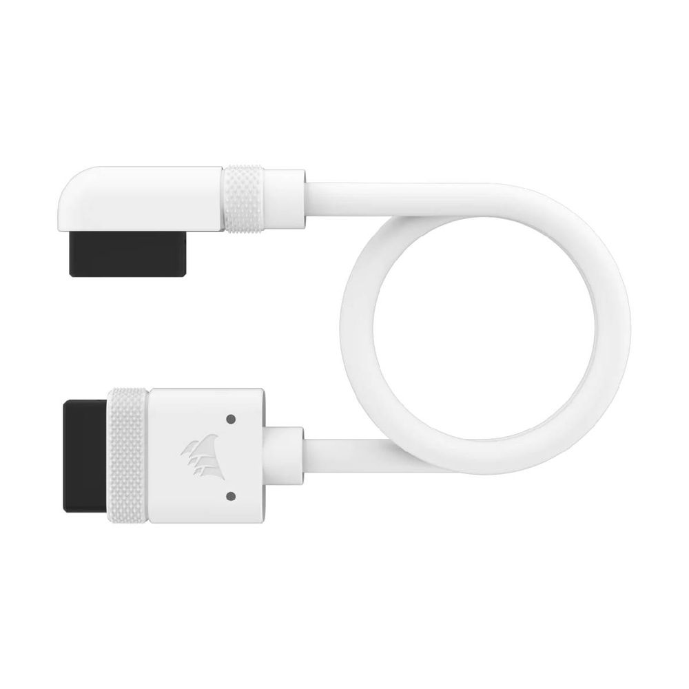 Corsair Icue 2 x 200 mm Straight/Slim 90 Connectors White Καλώδιο ...